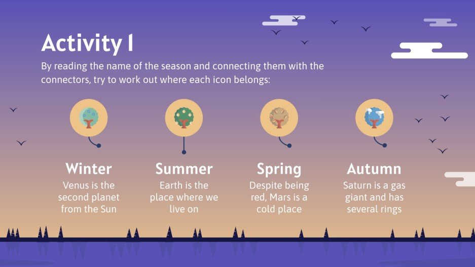 Seasons of the Year: Lesson and Activities for Elementary