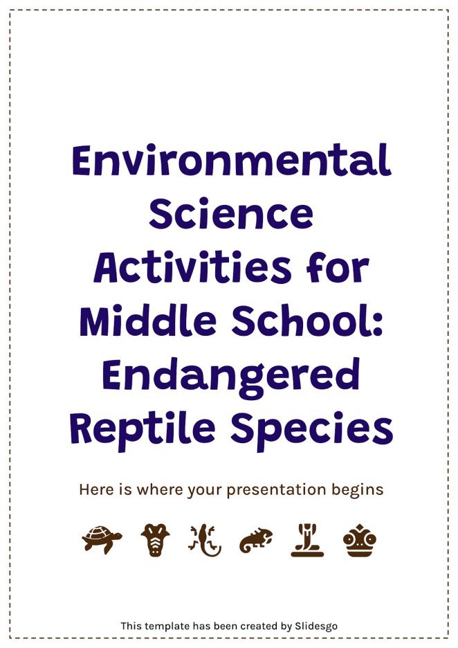 Activities about Endangered Reptile Species