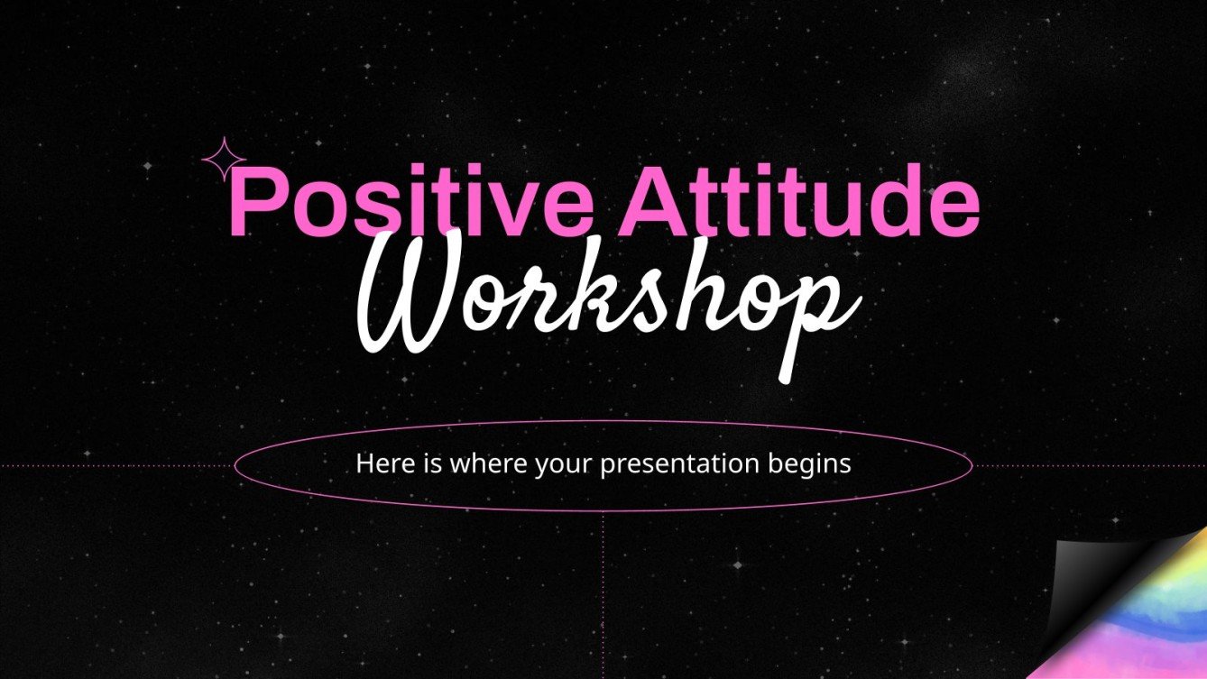 Atelier sur l'attitude positive | Google Slides et PPT