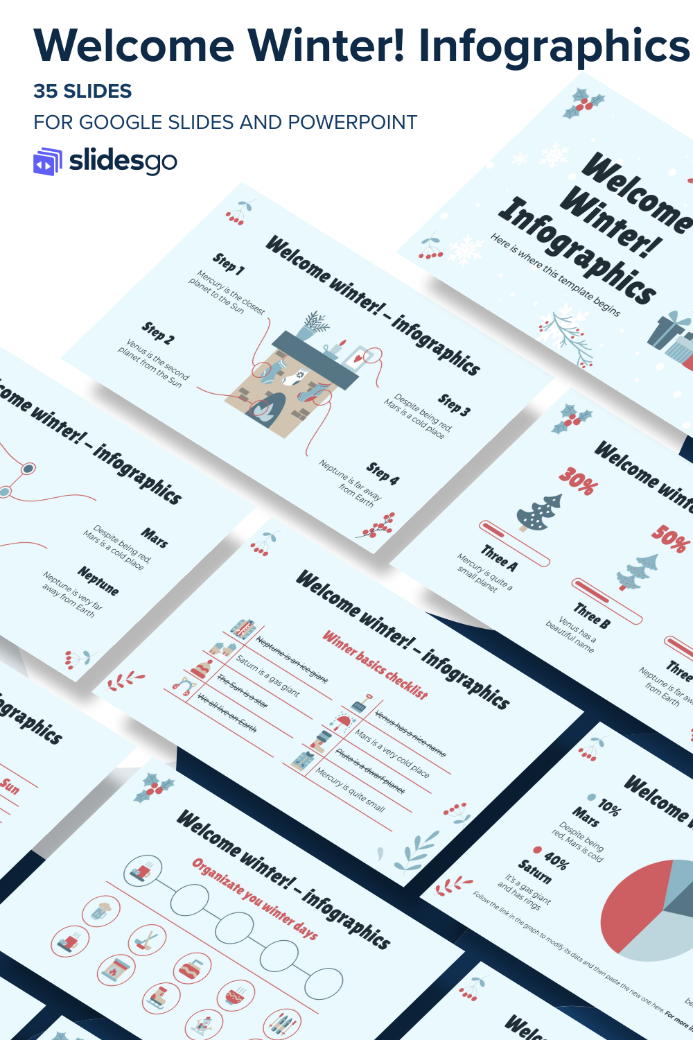 Welcome Winter! Infographics | Google Slides & PowerPoint