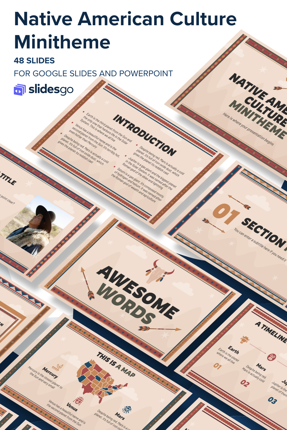 Native American Culture Minitheme | Google Slides & PPT