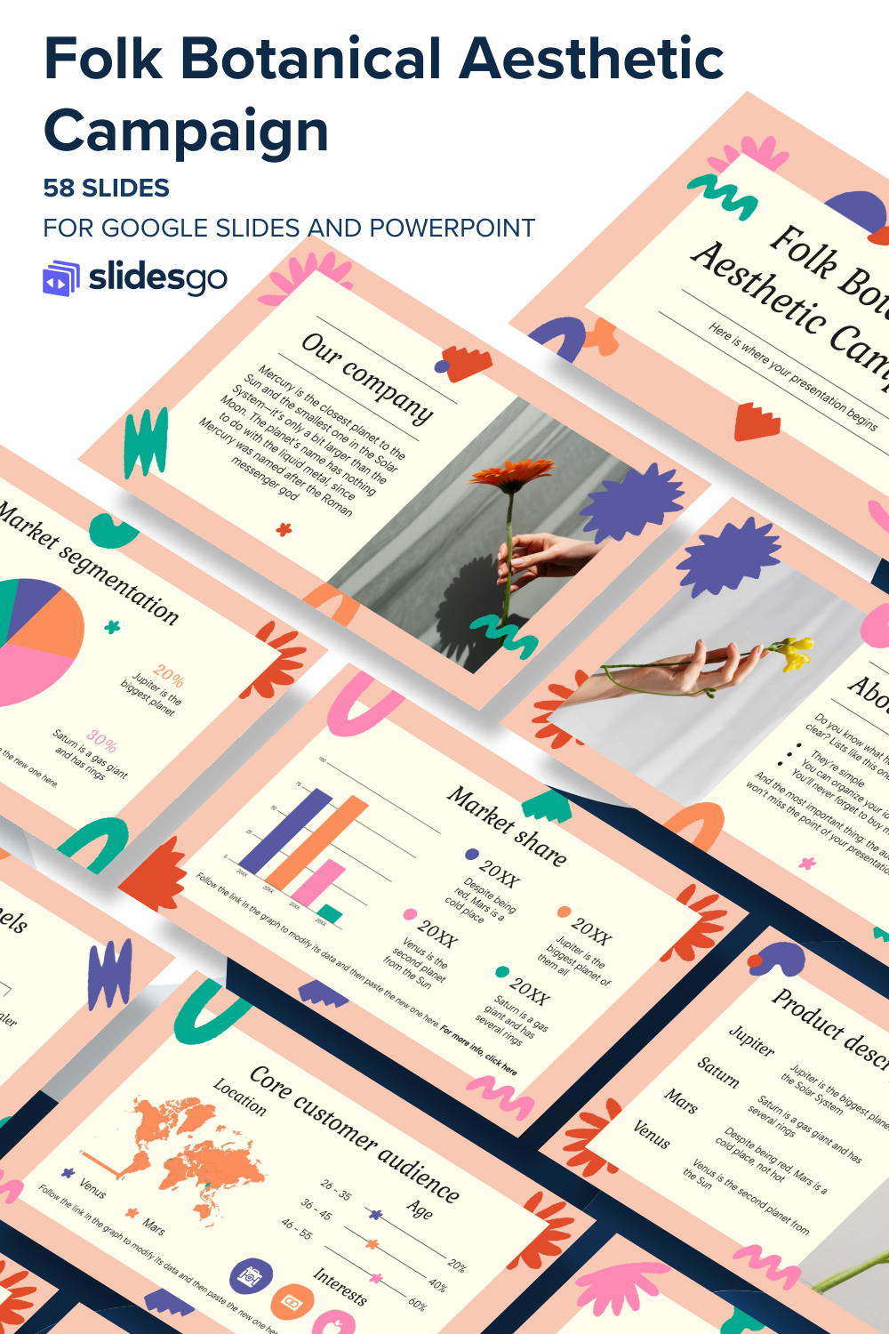 Folk Botanical Aesthetic Campaign | Google Slides & PPT