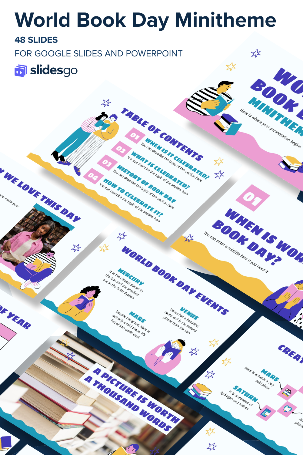 World Book Day Minitheme | Google Slides & PPT