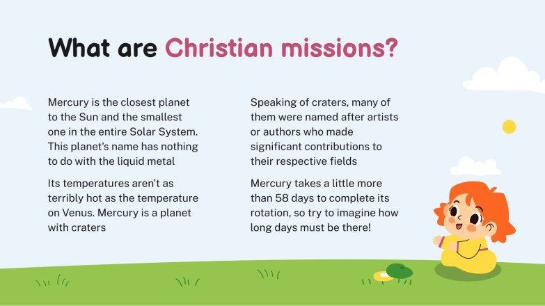 Christian Missionary Lesson for Elementary | Google Slides