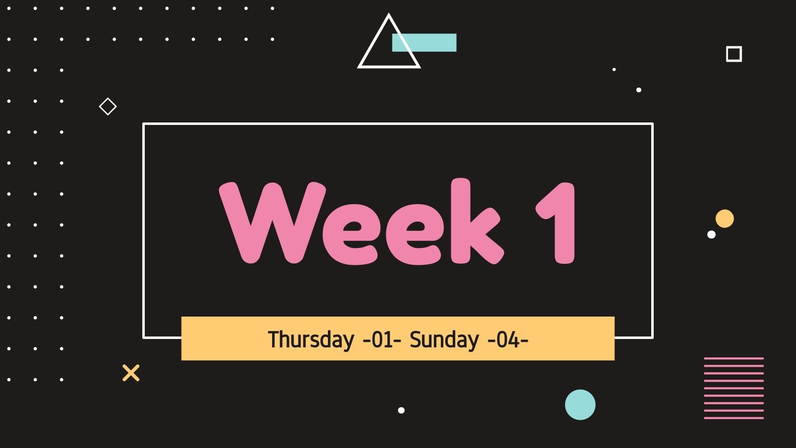 April Daily Slides | Google Slides and PowerPoint template