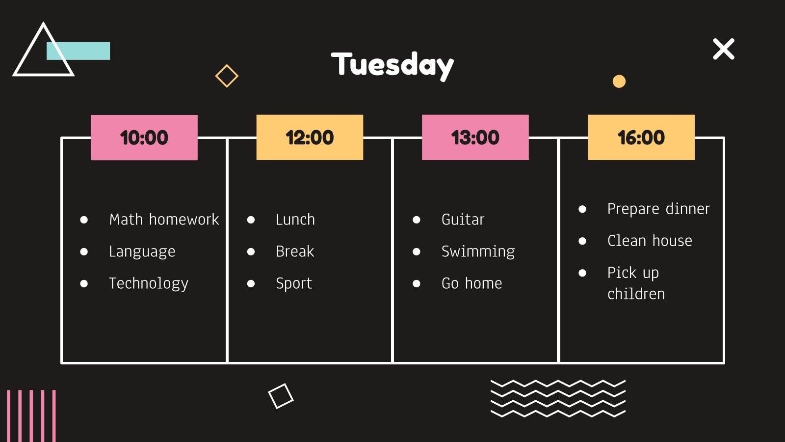 April Daily Slides | Google Slides and PowerPoint template