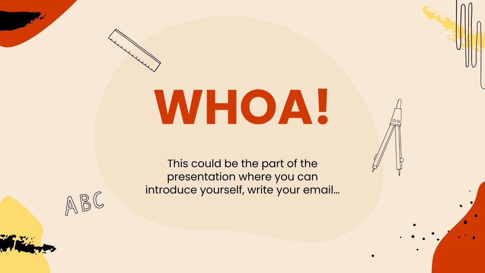 Deberes hand-drawn | Plantilla de Google Slides y PowerPoint