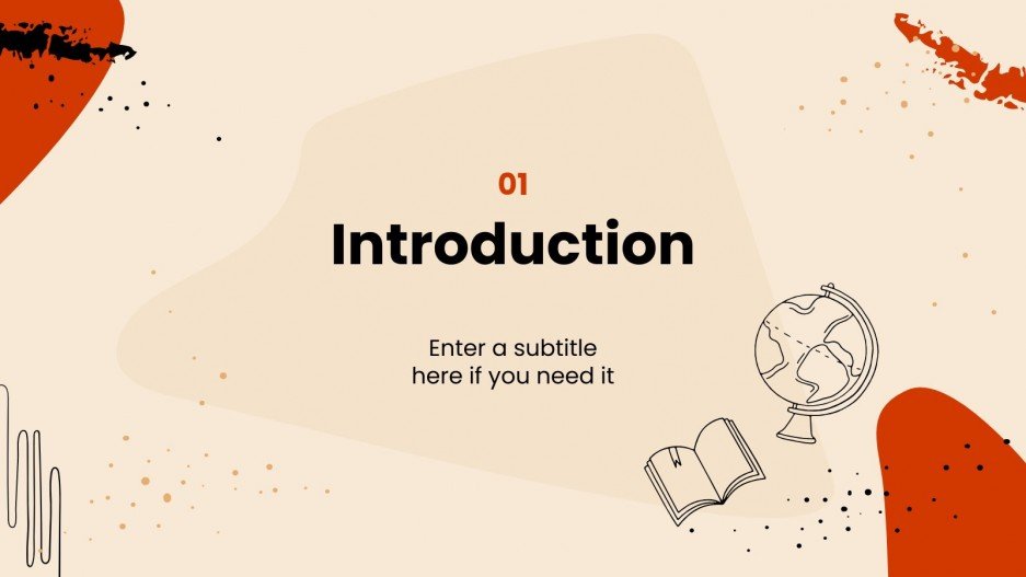 Deberes hand-drawn | Plantilla de Google Slides y PowerPoint