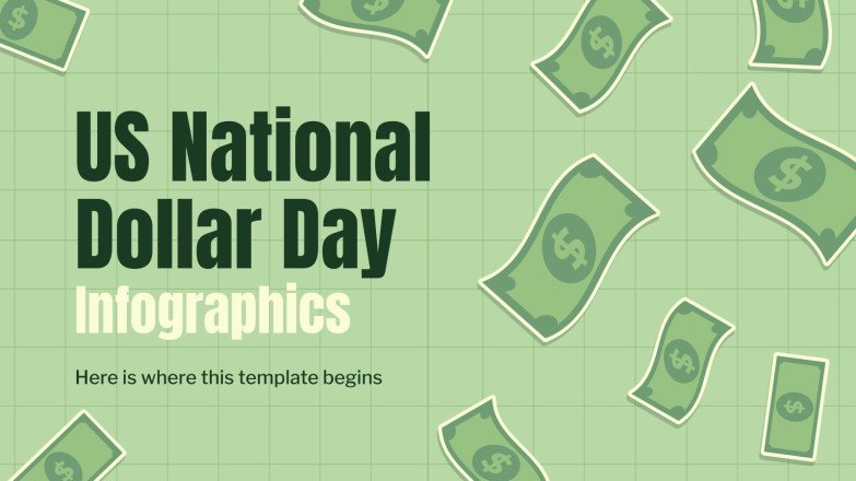 US National Dollar Day Infographics | Google Slides & PPT