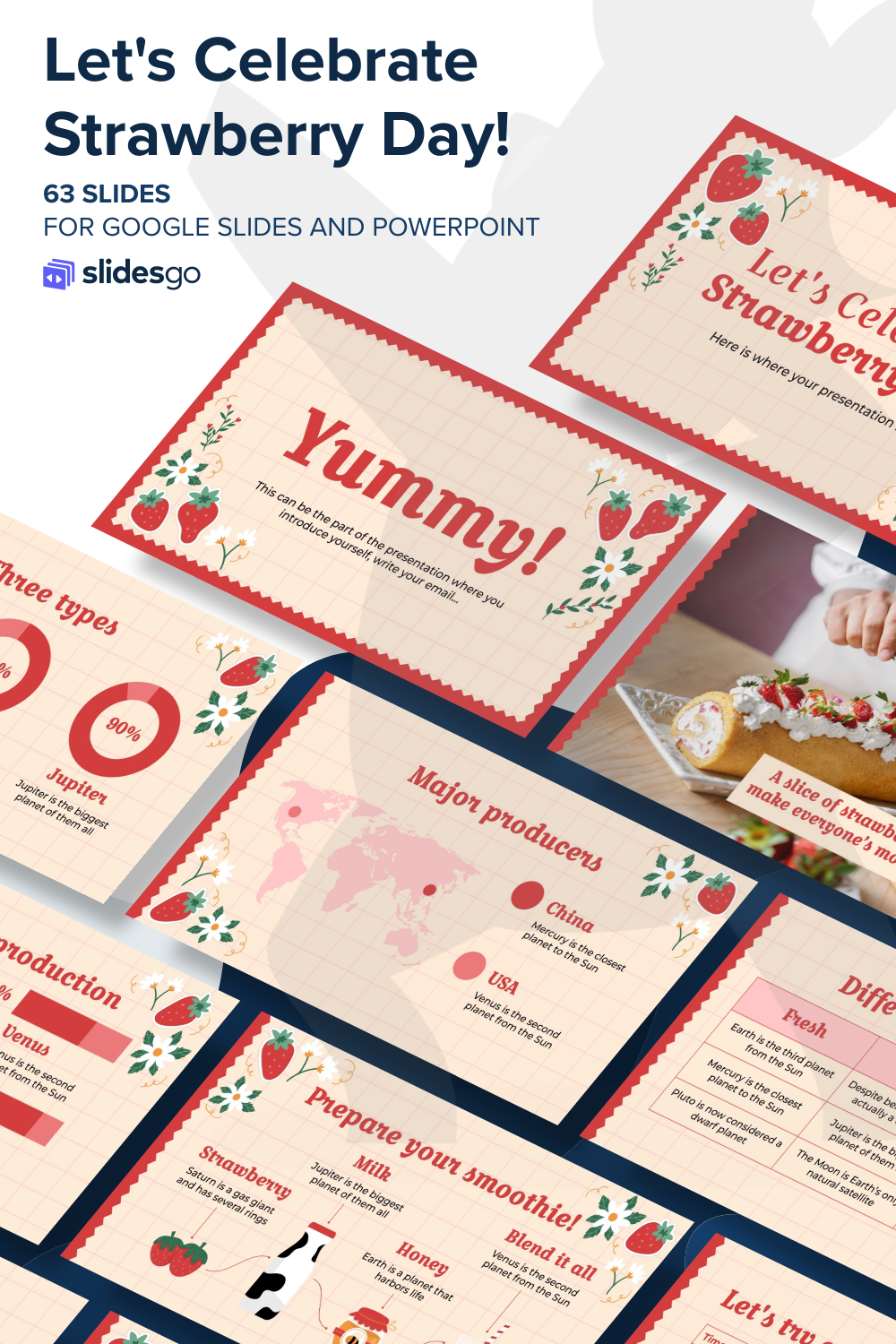 Let's Celebrate Strawberry Day! | Google Slides & PowerPoint