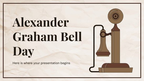 Día de Alexander Graham Bell | Google Slides y PowerPoint