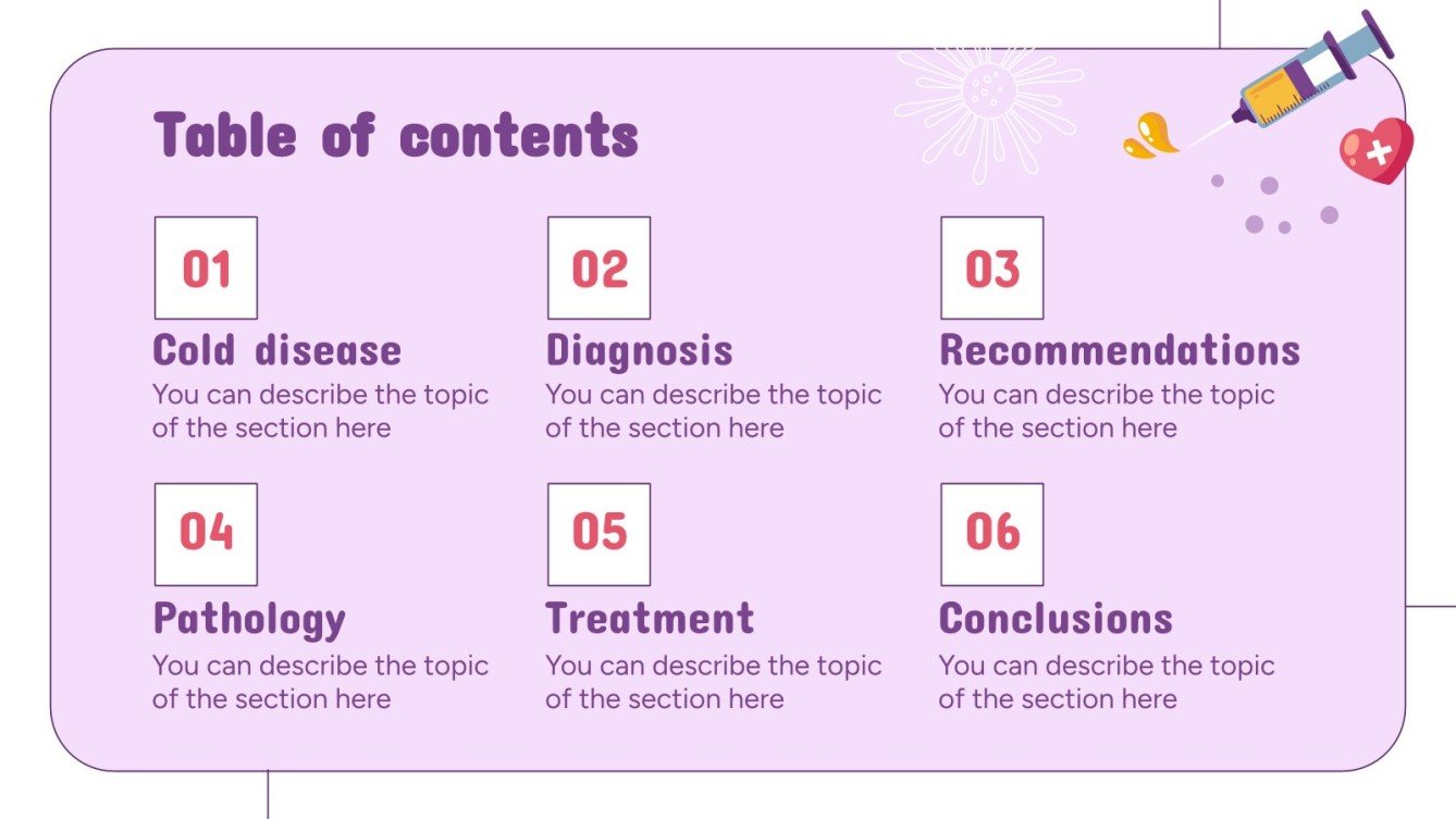 Common Cold Disease | Google Slides & PPT