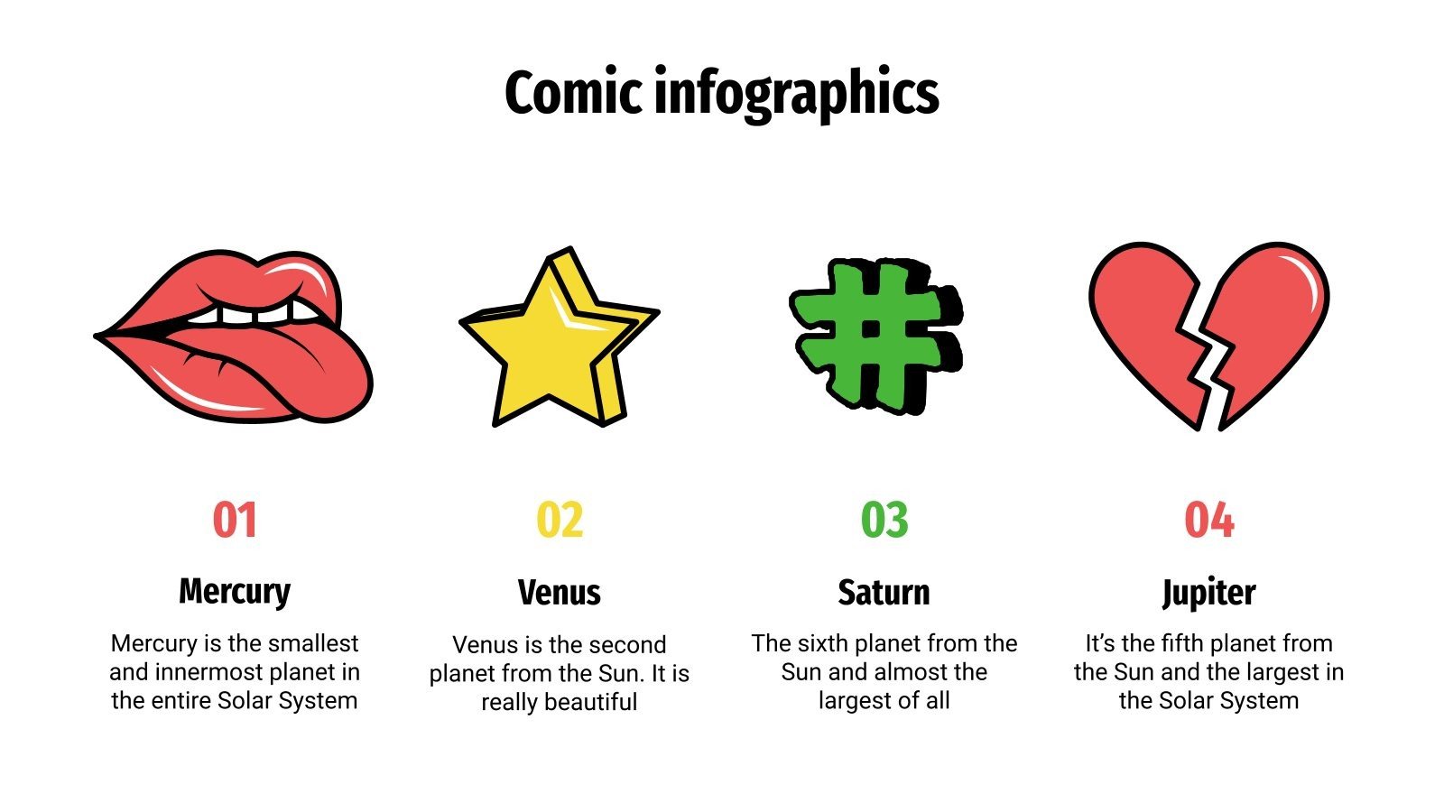Comic Infographics | Template for Google Slides and PowerPoint