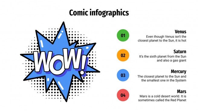 Comic Infographics | Template for Google Slides and PowerPoint