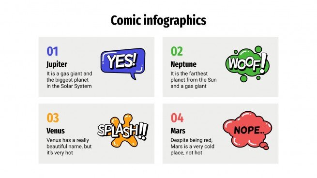 Comic Infographics | Template for Google Slides and PowerPoint