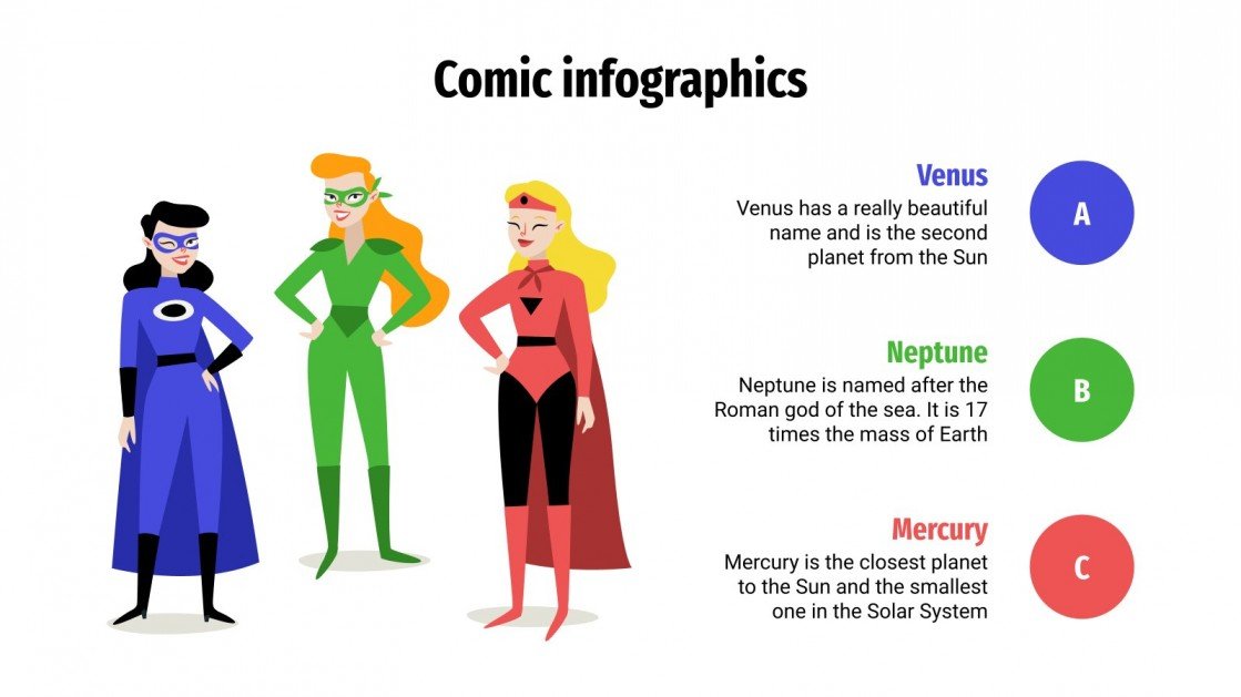 Comic Infographics | Template for Google Slides and PowerPoint