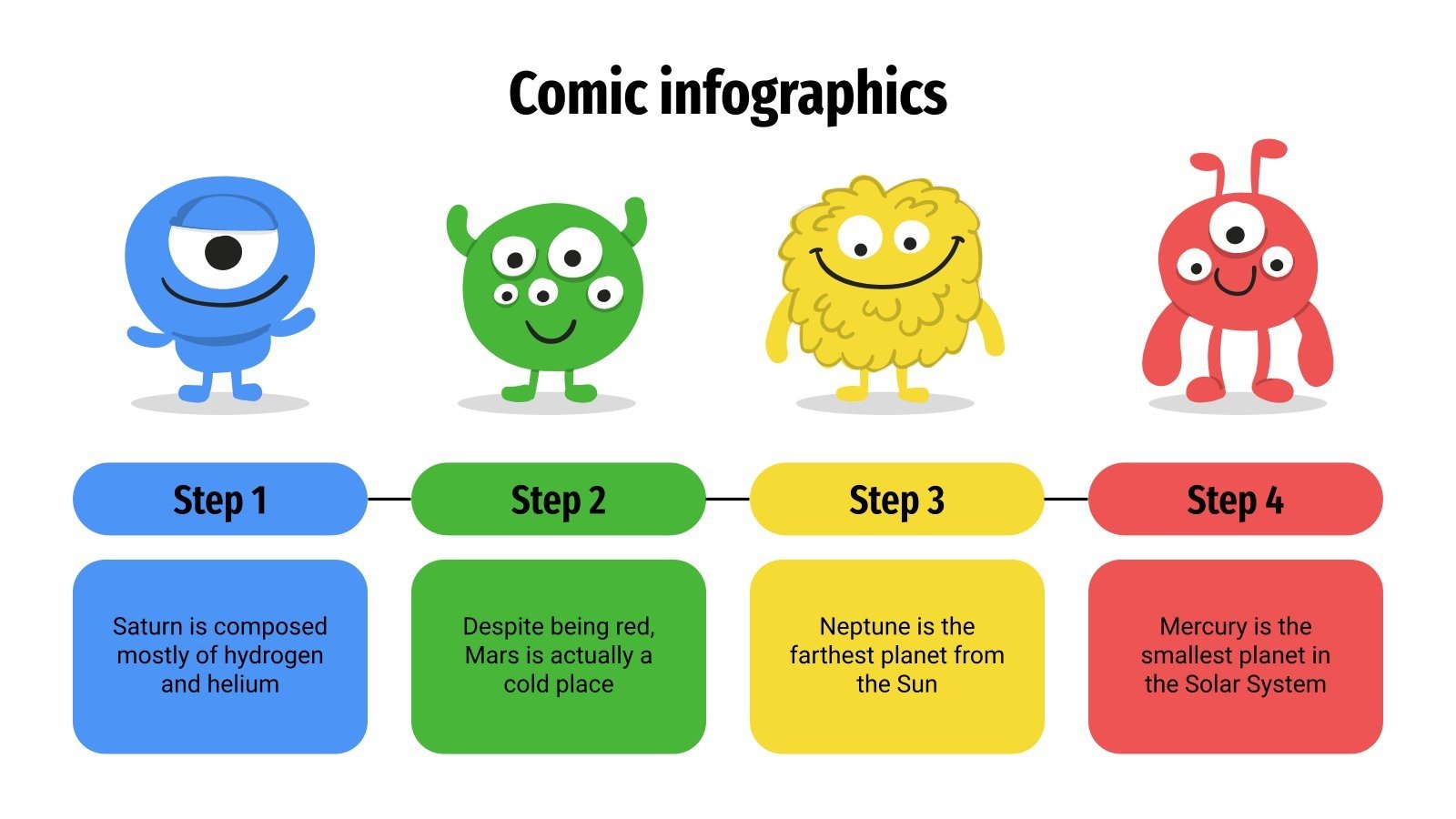 Infografías de cómic | Plantilla de Google Slides y PowerPoint