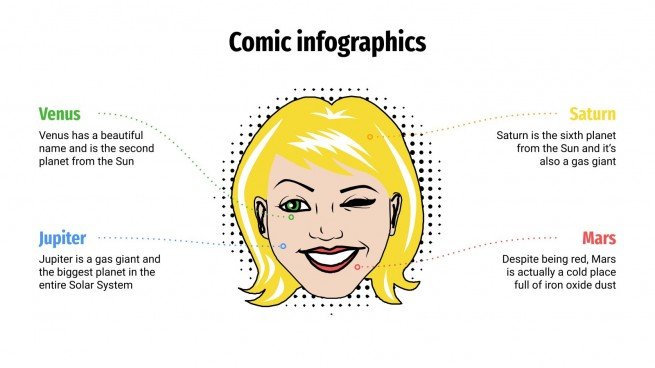 Comic Infographics | Template for Google Slides and PowerPoint