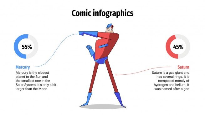 Comic Infographics | Template for Google Slides and PowerPoint