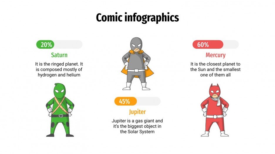 Comic Infographics | Template for Google Slides and PowerPoint