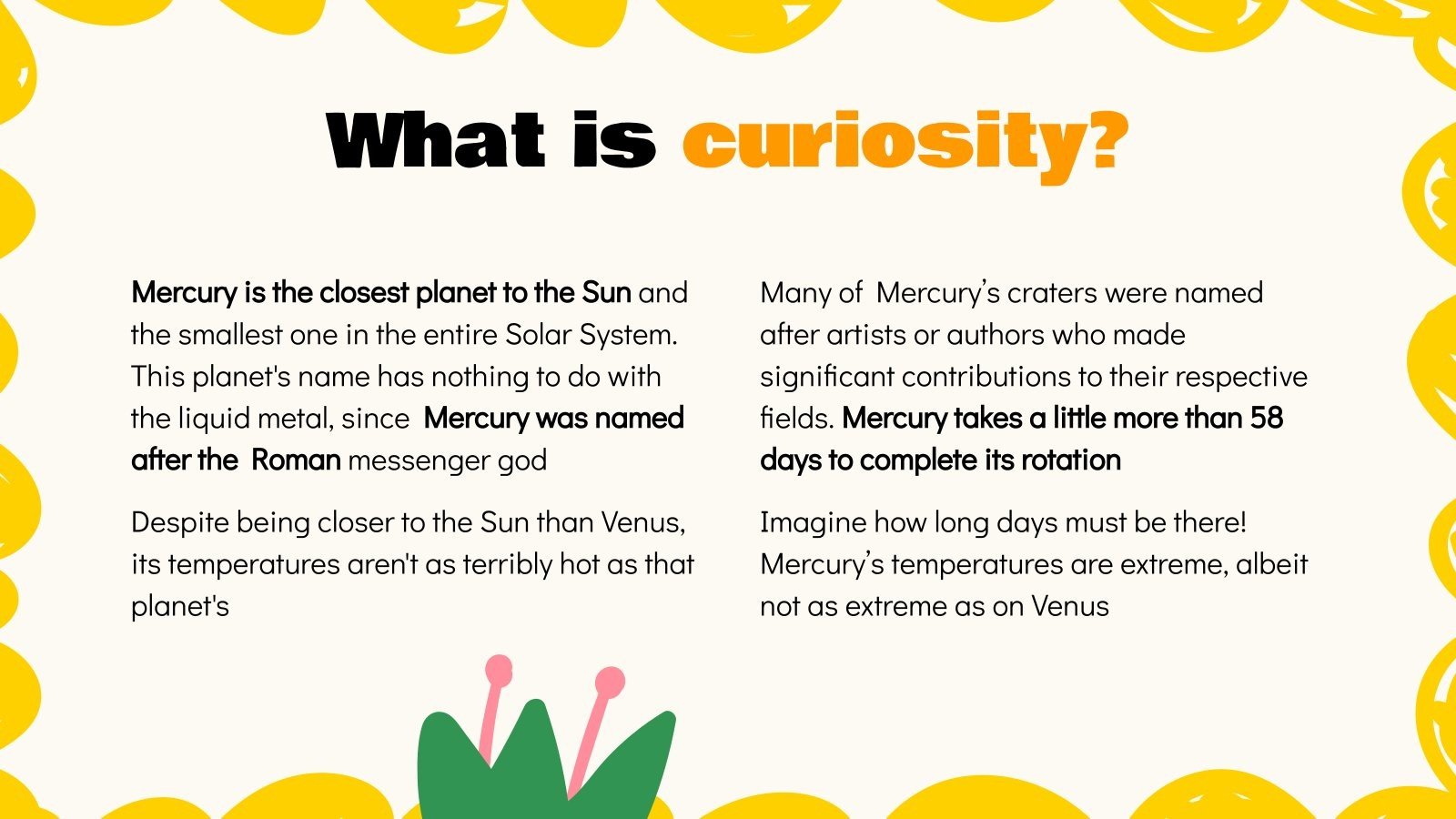 Questions that Spark Curiosity Elementary | Google Slides