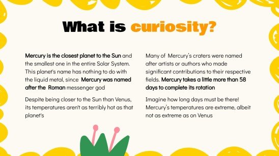 Questions that Spark Curiosity Elementary | Google Slides