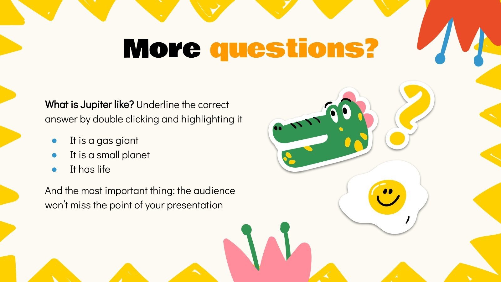 Questions that Spark Curiosity Elementary | Google Slides
