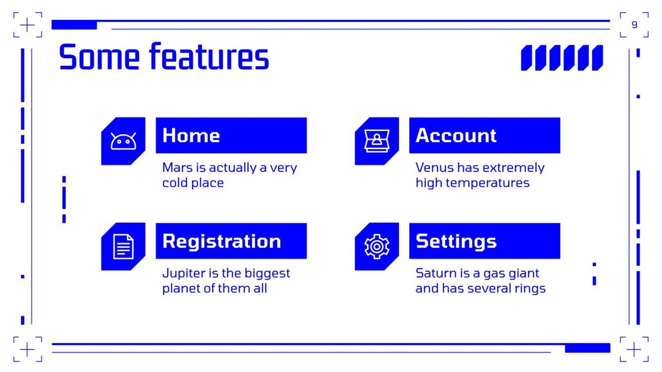 Mobile App User Manual Theme for Marketing | Google Slides