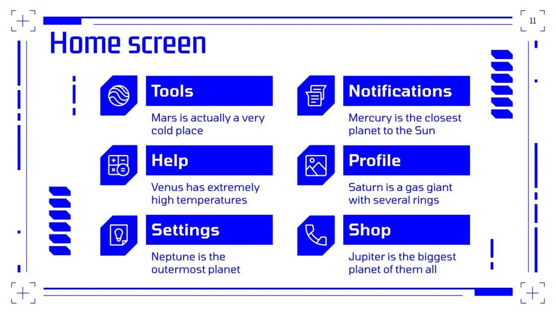 Mobile App User Manual Theme for Marketing | Google Slides