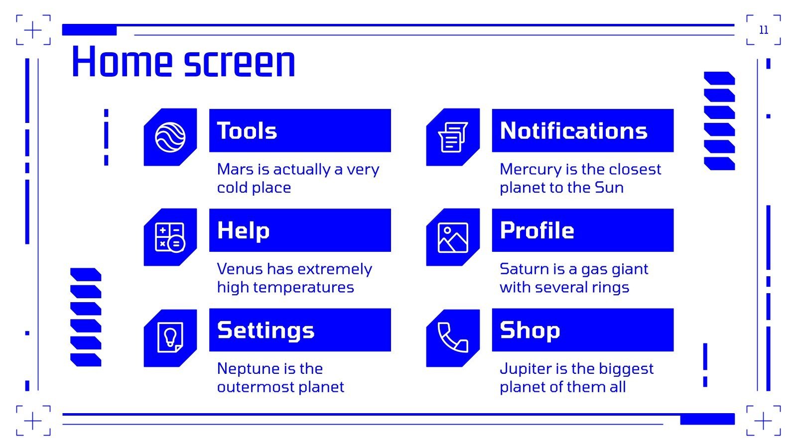 Mobile App User Manual Theme for Marketing | Google Slides