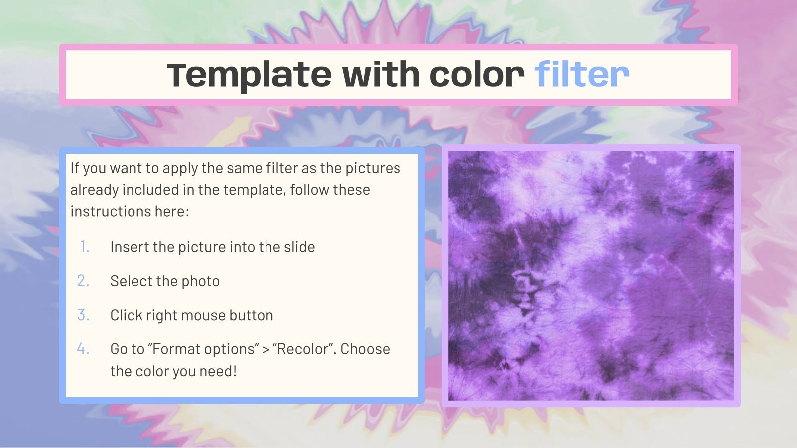 Shirt Tie Dye Workshop | Google Slides & PPT