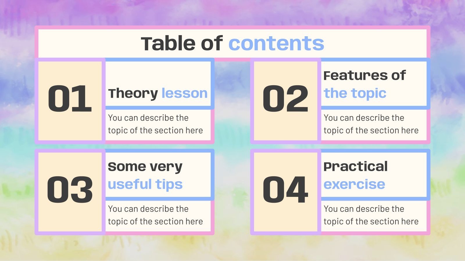 Shirt Tie Dye Workshop | Google Slides & PPT