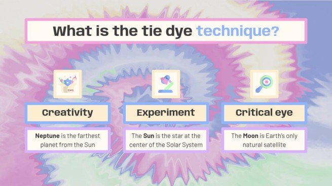 Shirt Tie Dye Workshop | Google Slides & PPT