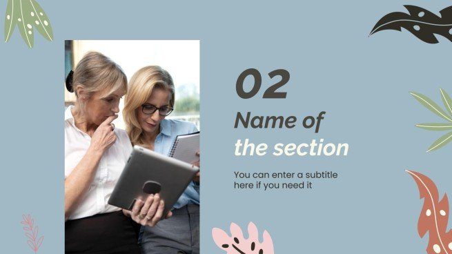 Muted Colors Style Theme for Business | Google Slides & PPT