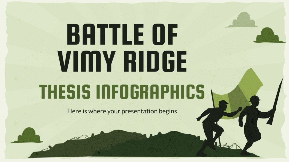 Battle of Vimy Ridge Thesis Infographics