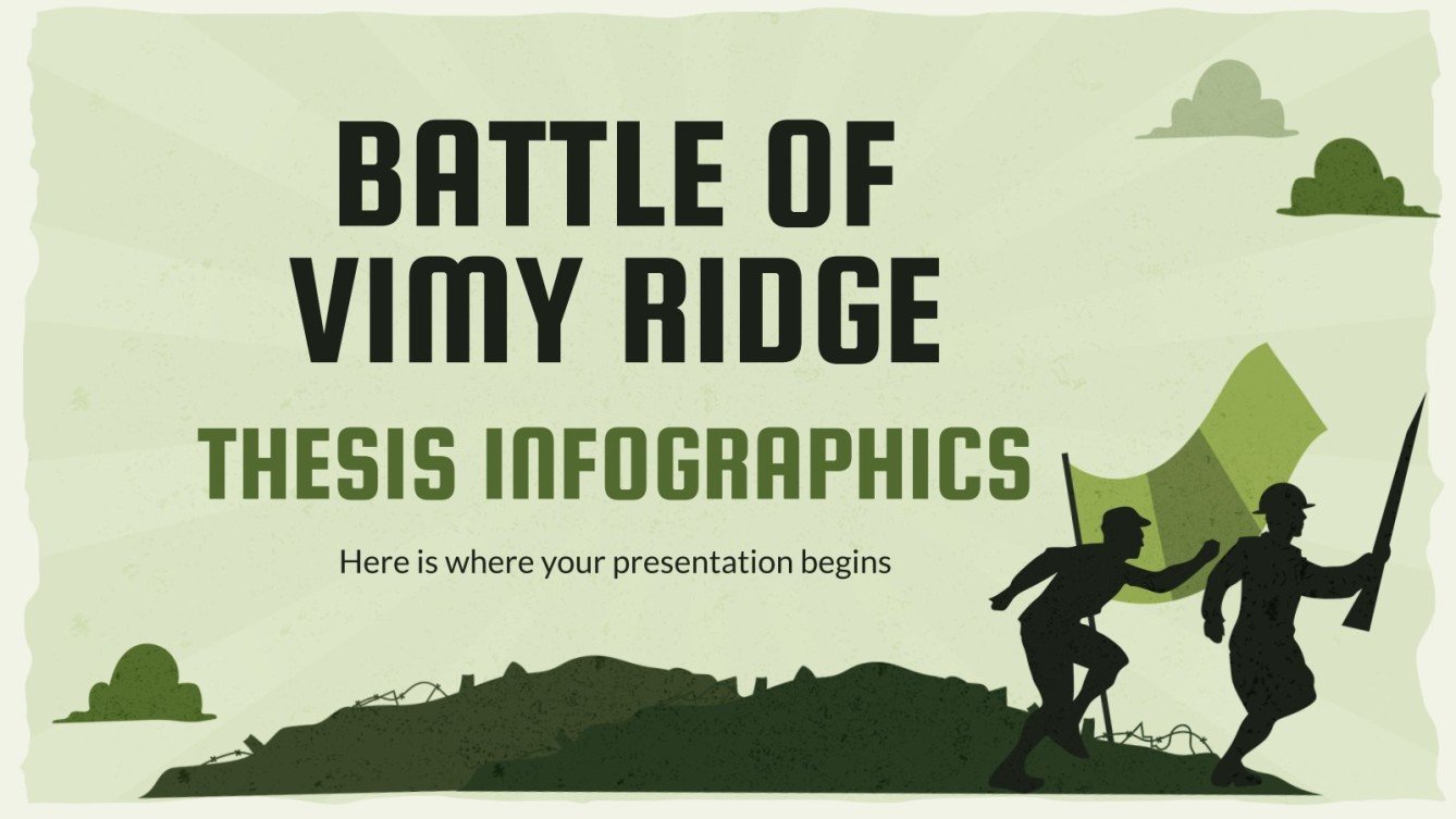 Battle of Vimy Ridge Thesis Infographics