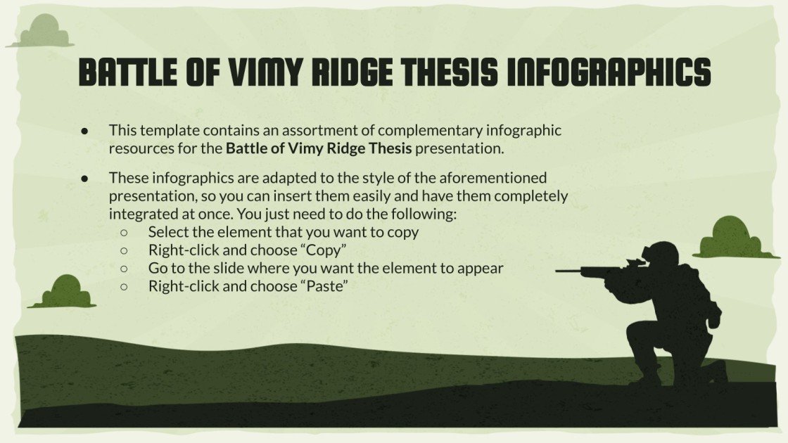 Battle of Vimy Ridge Thesis Infographics