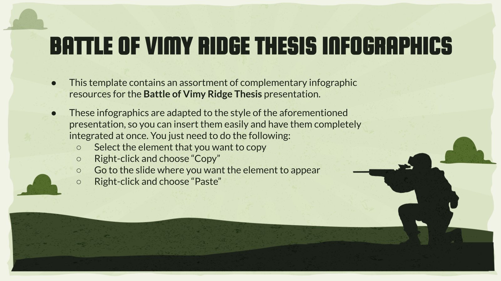 Battle of Vimy Ridge Thesis Infographics