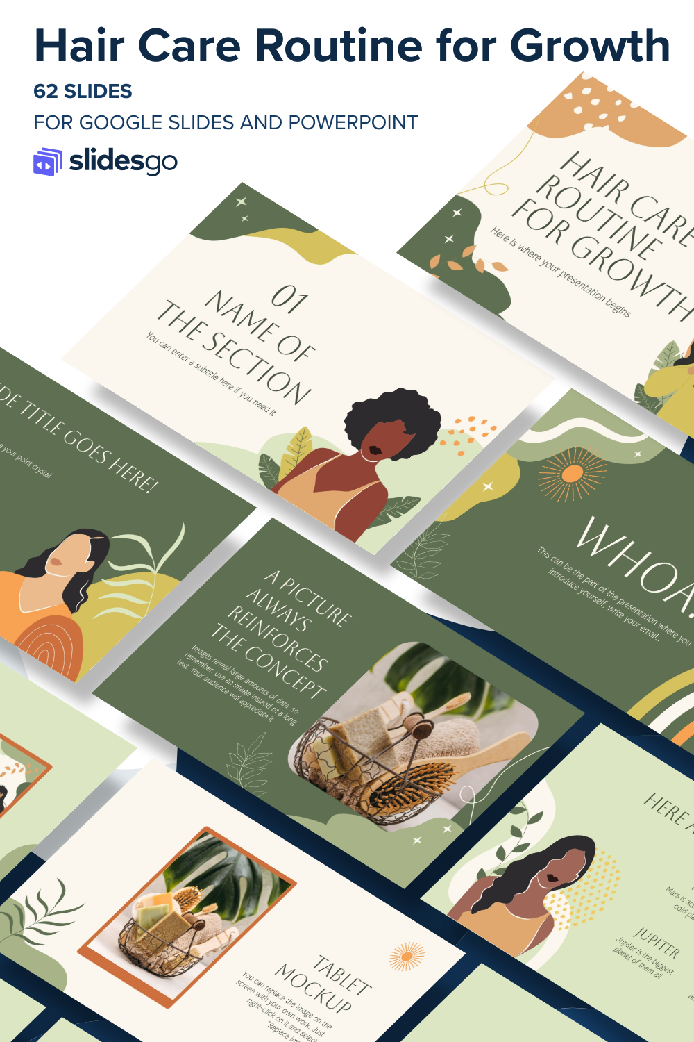 Hair Care Routine for Growth | Google Slides & PPT