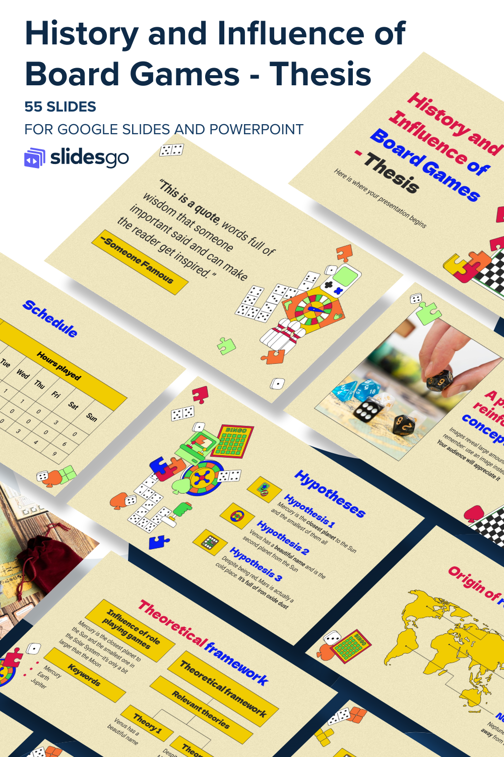 History and Influence of Board Games Thesis | Google Slides