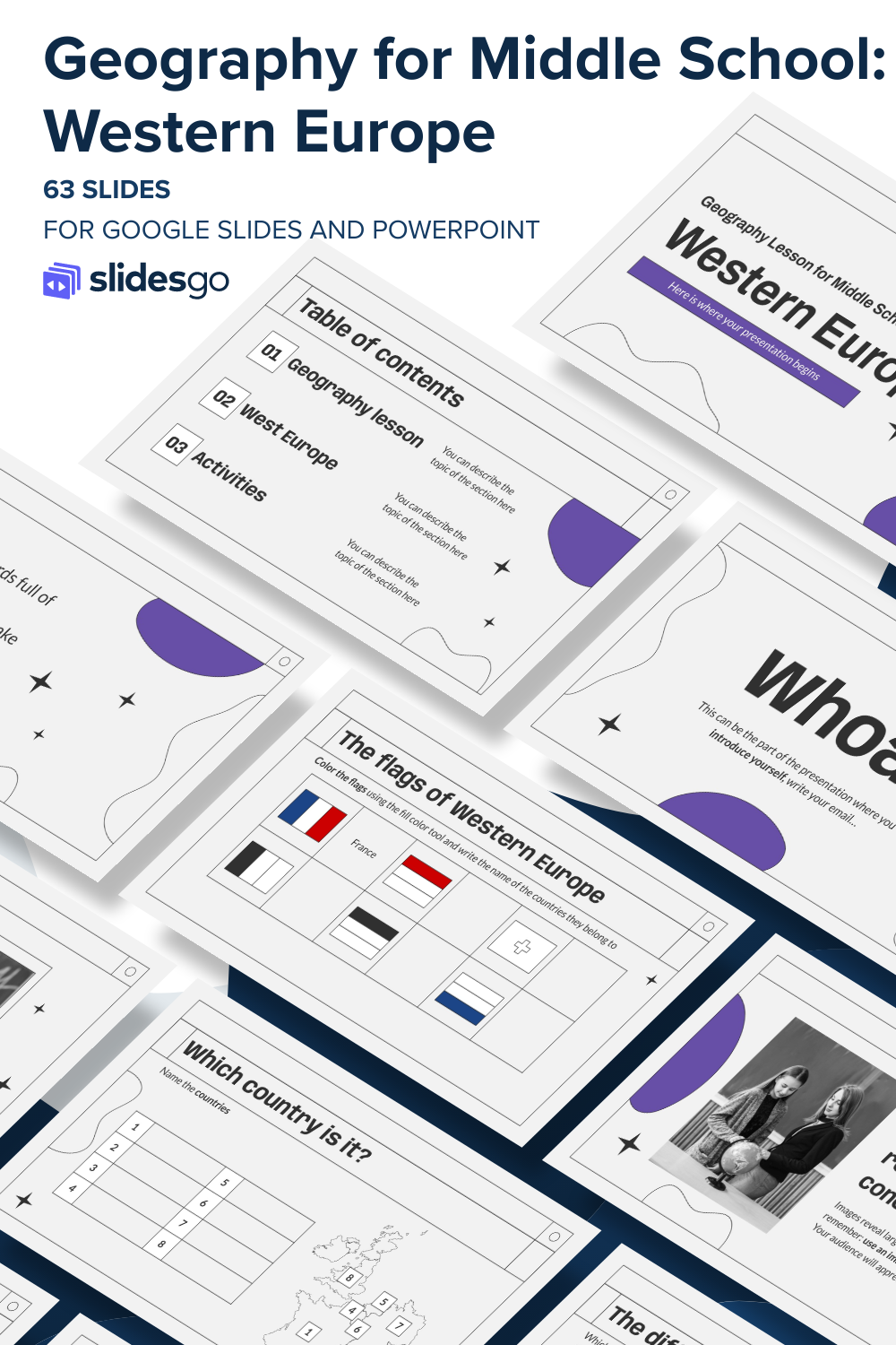 Geography Lesson: Western Europe | Google Slides & PPT