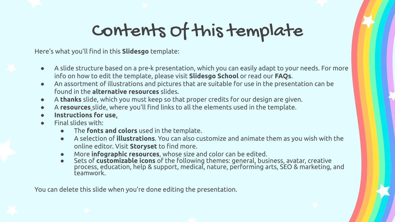 Día de encontrar arcoíris | Tema de Google Slides y PowerPoint