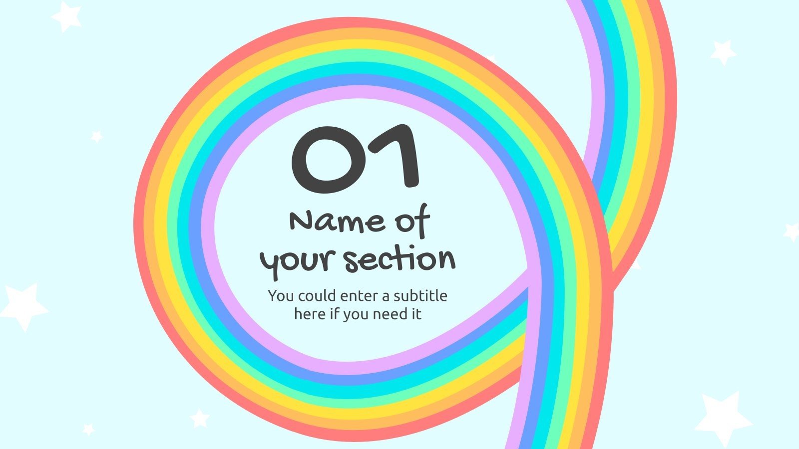 Find a Rainbow Day | Google Slides & PowerPoint theme