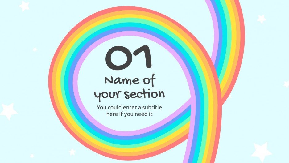 Find a Rainbow Day | Google Slides & PowerPoint theme