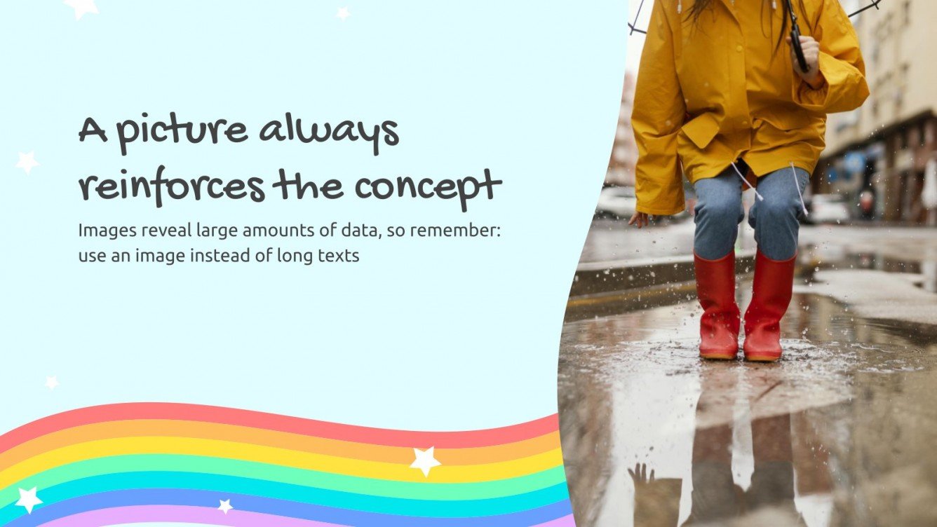 Día de encontrar arcoíris | Tema de Google Slides y PowerPoint