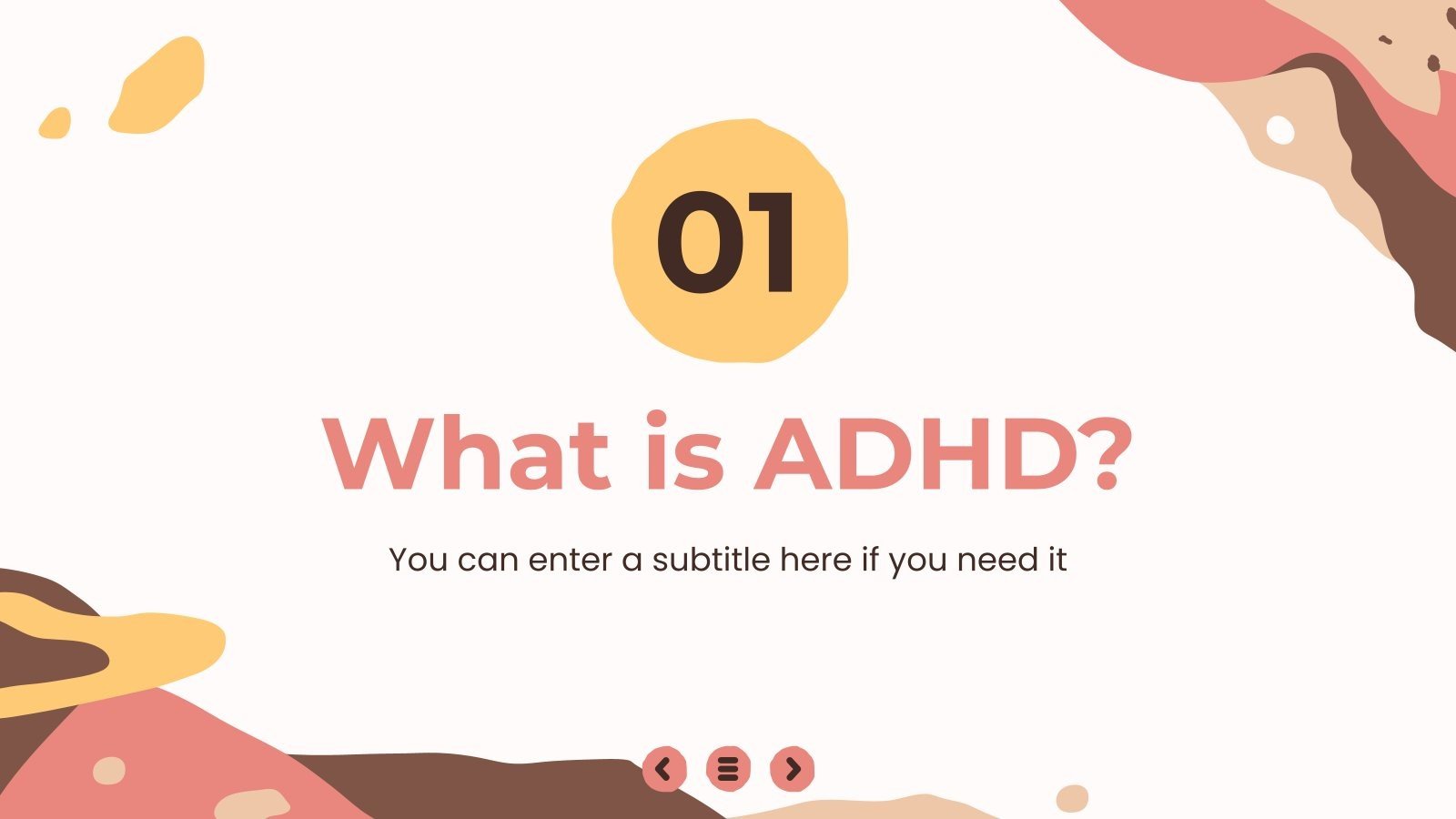 All About ADHD in Middle School | Google Slides & PowerPoint