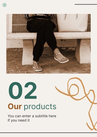 Shoe Brand Sandals Catalog | Google Slides & PowerPoint