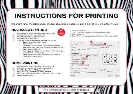Wavy Style Printable Deck of Playing Cards | Google Slides