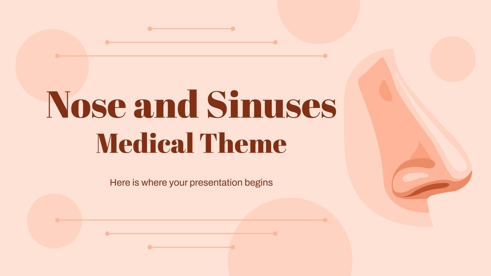 Nose and Sinuses Medical Theme | Google Slides & PPT