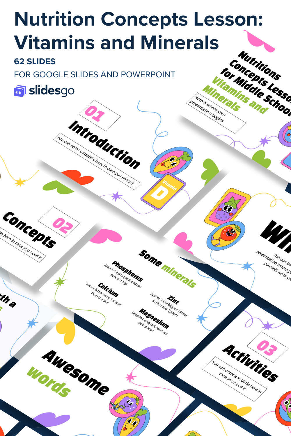 Nutrition Concepts Lesson: Vitamins and Minerals